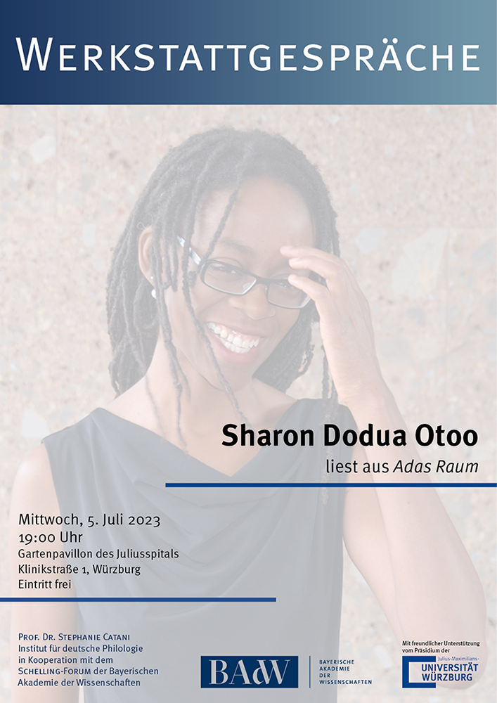 Werkstattgespräch: Sharon Dodua Otoo liest aus »Adas Raum« - Germanistik